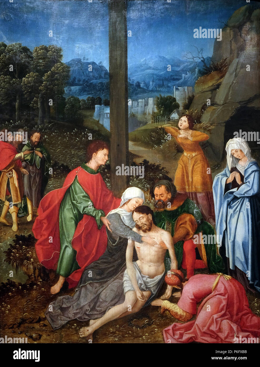 Crucifixion de joos van cleve Banque de photographies et d’images à haute résolution - Alamy