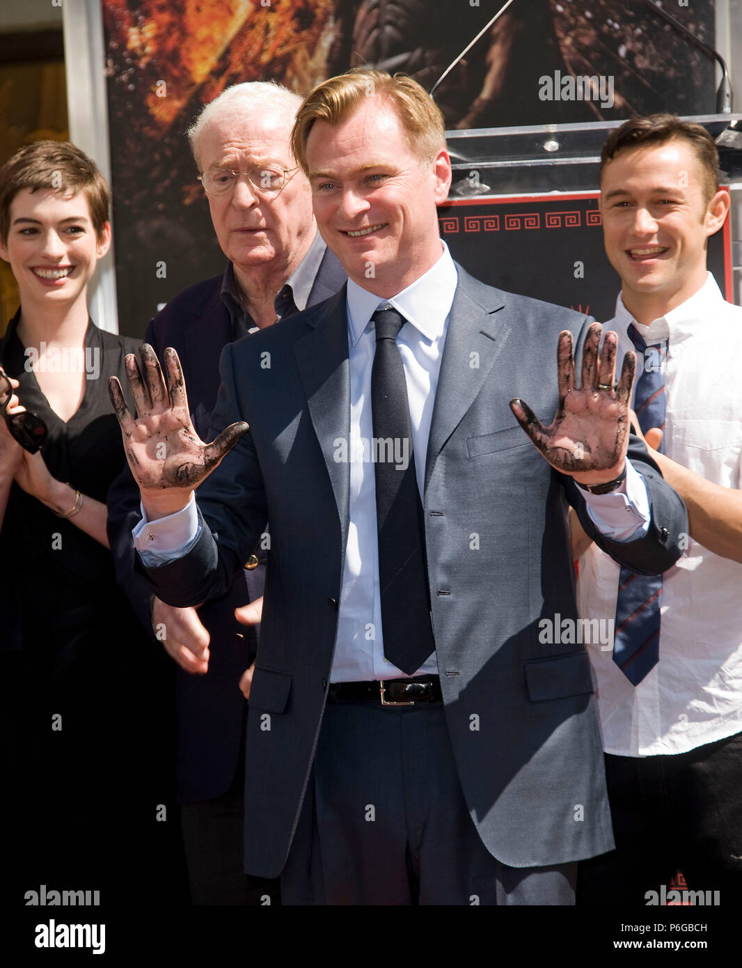 Christopher Nolan honoré avec la main et pied Imprimer Cérémonie au ...