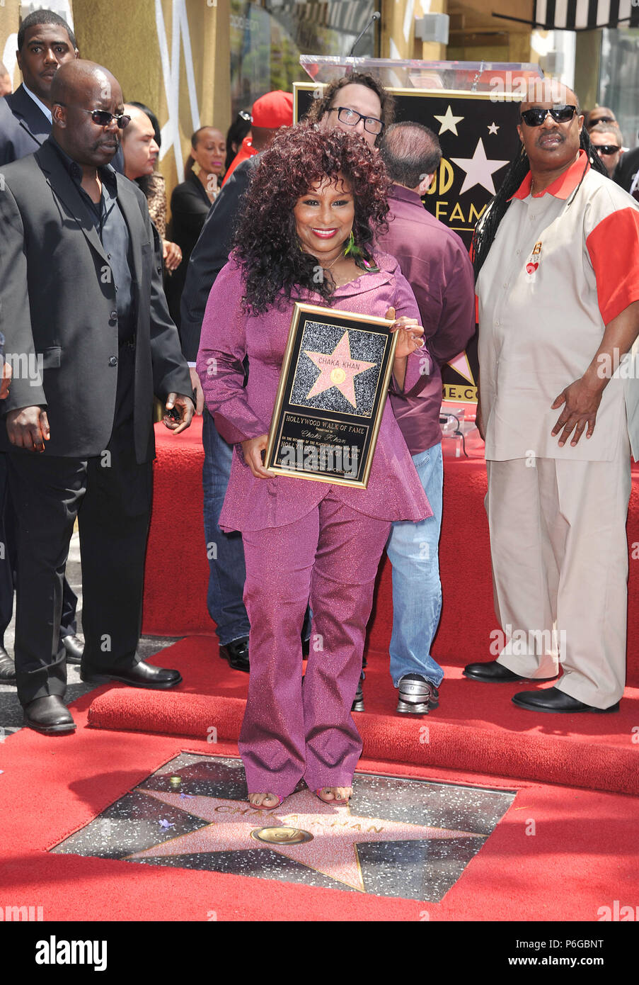 Chaka Khan à l'honneur avec une étoile sur le Hollywood Walk of Fame à ...