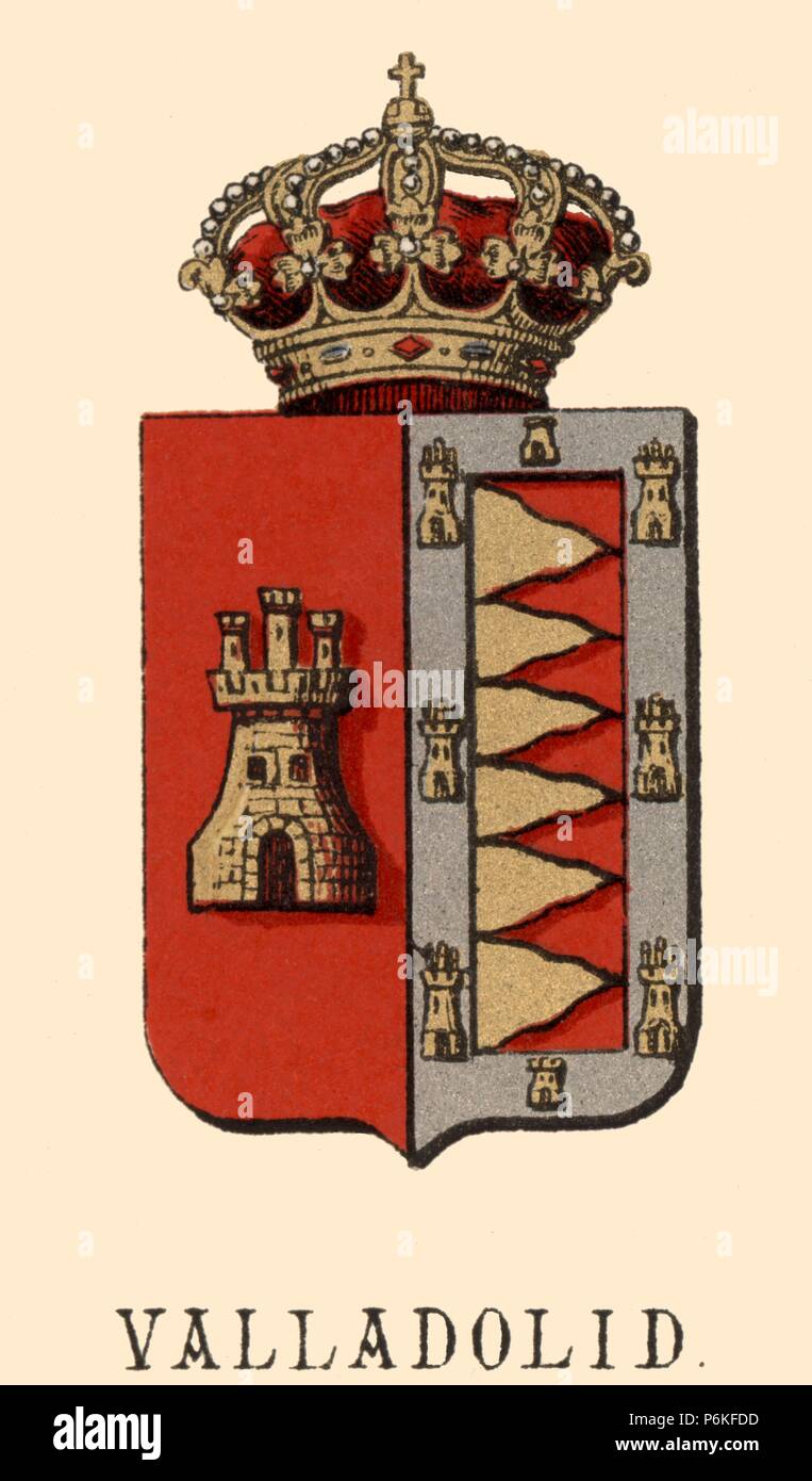 España. Heráldica. Escudo de Armas de la Provincia de Valladolid. La ...