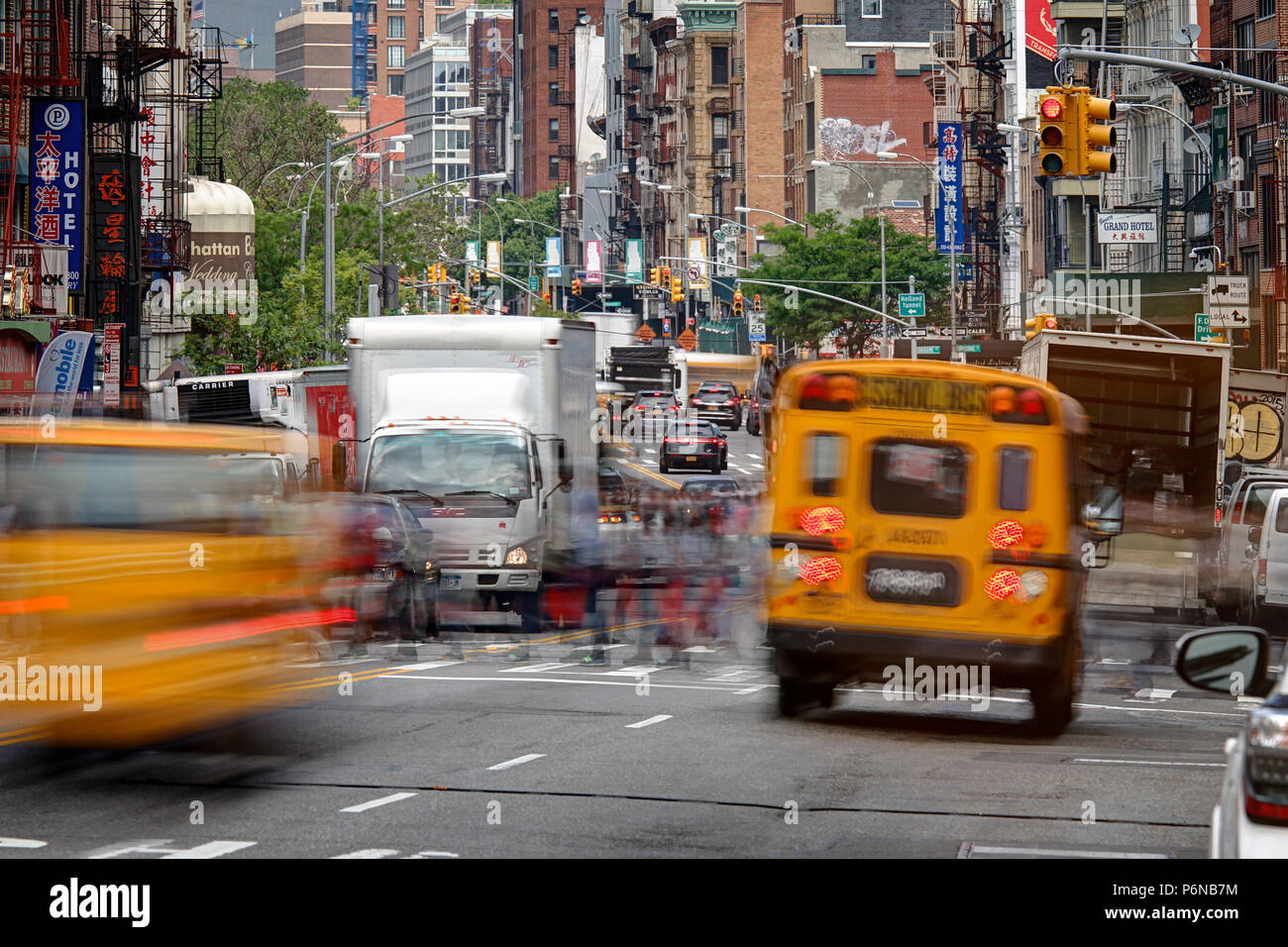 Embouteillage de manhattan Banque de photographies et d’images à haute ...