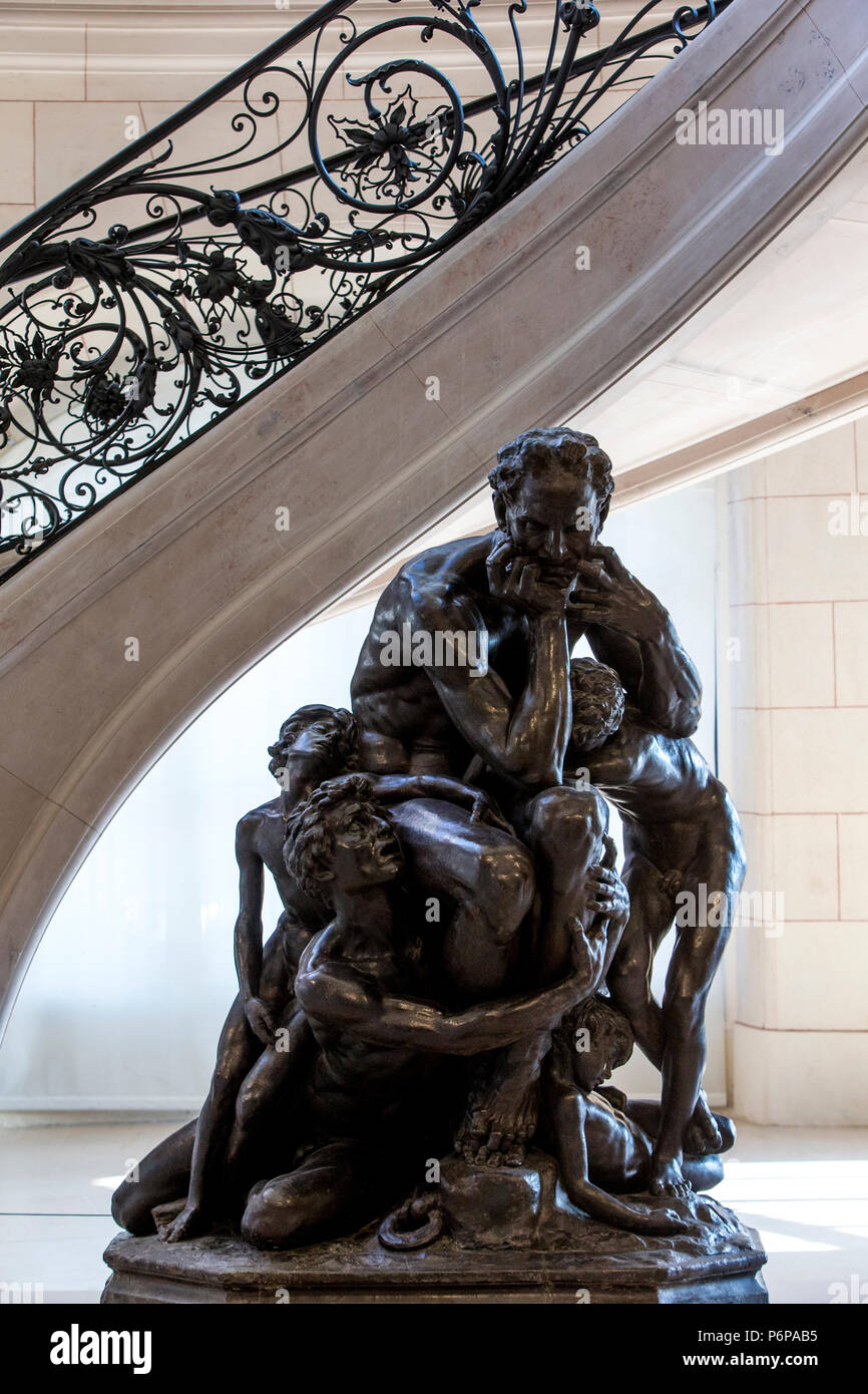 Musée du Petit Palais, Paris, France. Jean-Baptiste Carpeaux, Ugolin, c ...