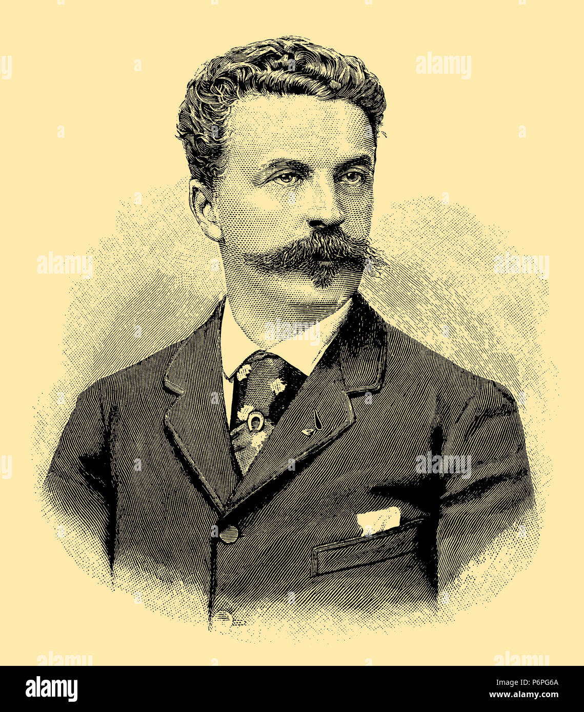 Guy de maupassant portrait Banque de photographies et d’images à haute ...