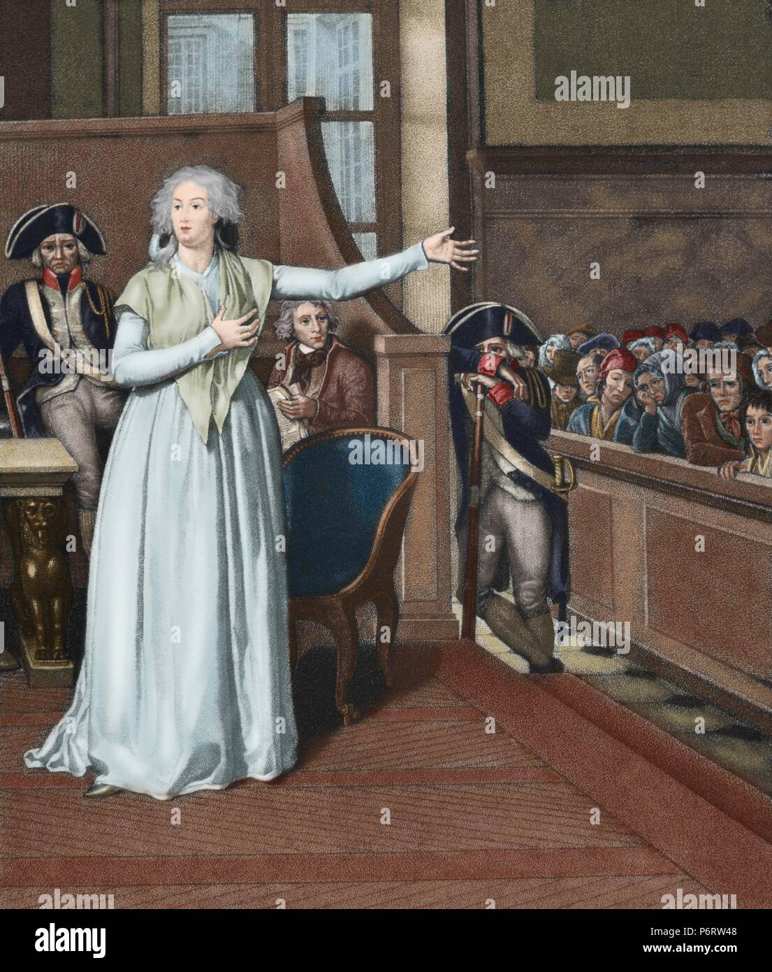 Marie Antoinette (1755-1793), épouse de Louis XVI et de la reine de ...