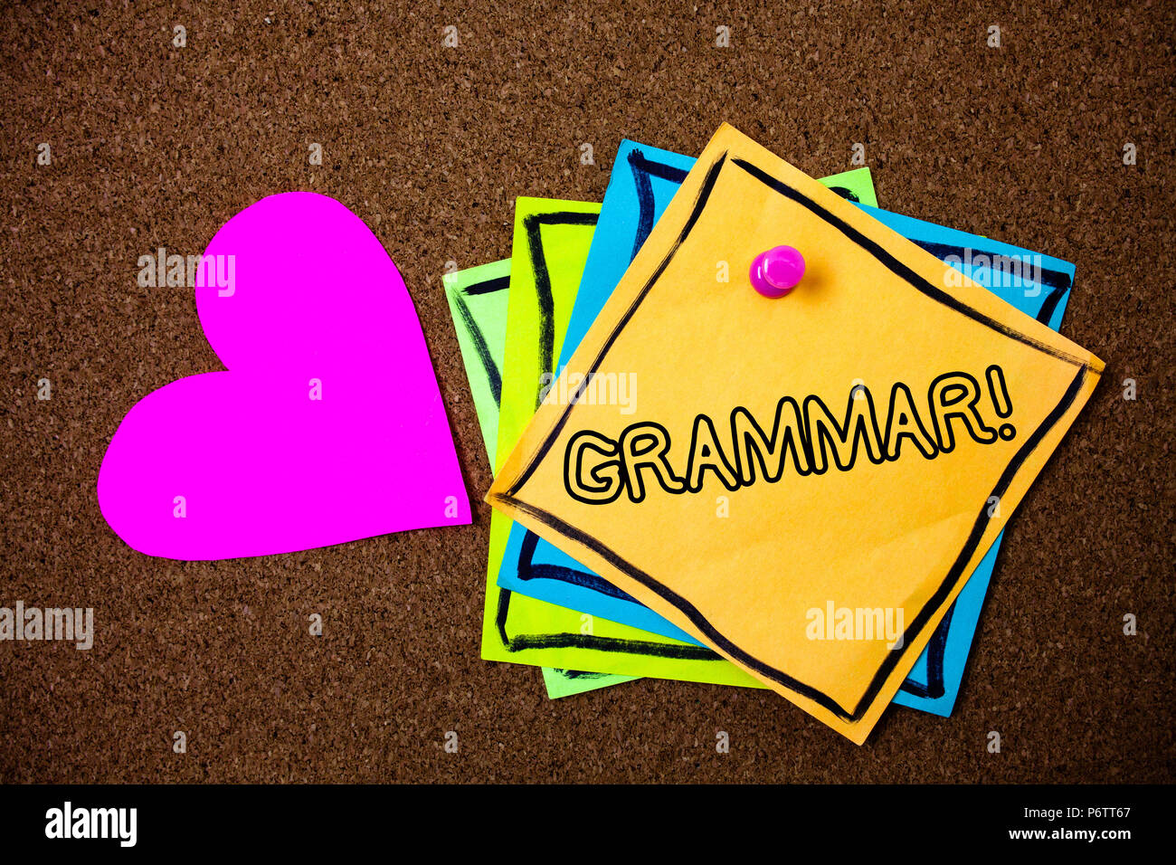 L'écriture de texte Word Motivation Grammaire Appel. Concept d'affaires ...