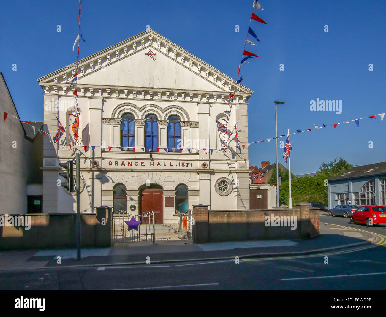 Ordre orange et drapeaux Banque de photographies et d’images à haute ...