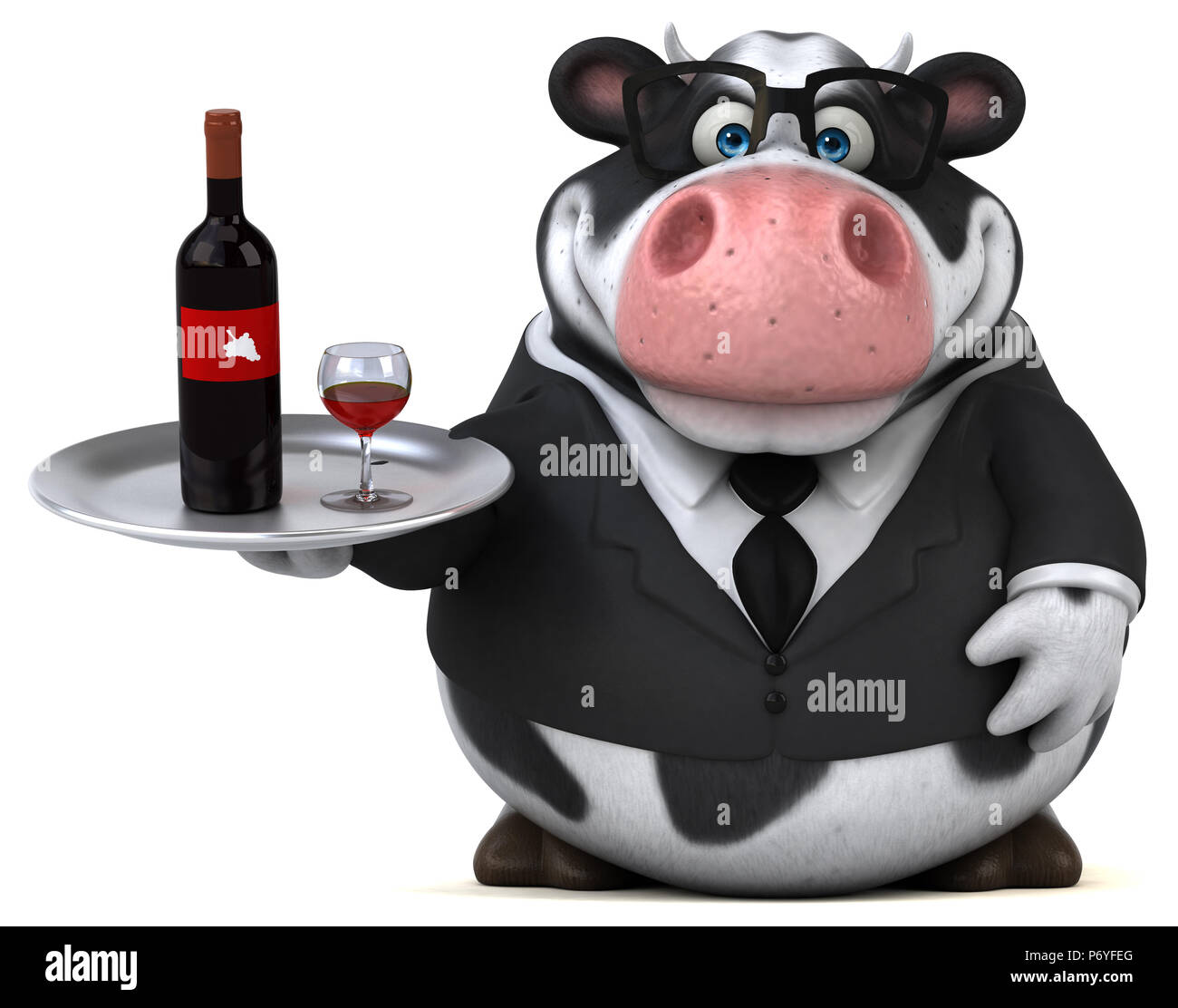 Serveur de vache Banque de photographies et d’images à haute résolution ...