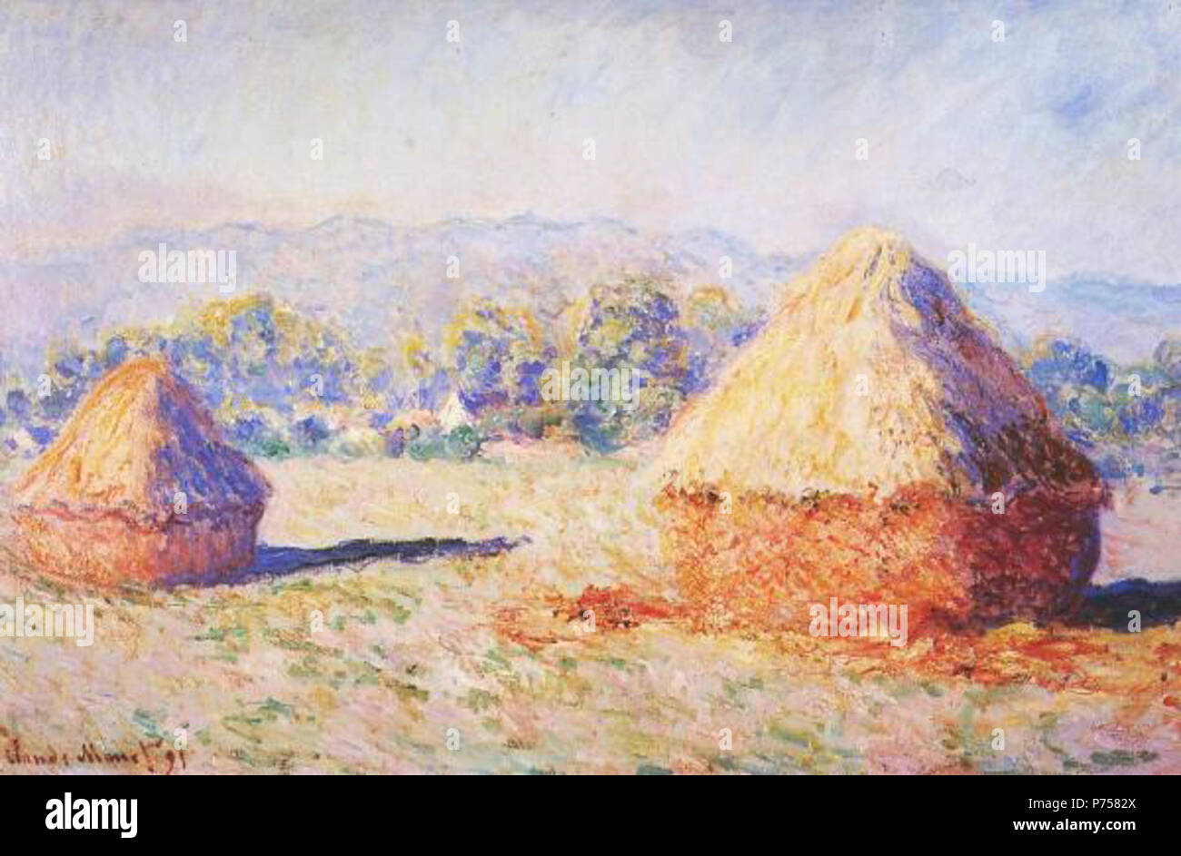 . Les meules au soleil, effet du matin entre 1890 et 1891 28 Claude ...