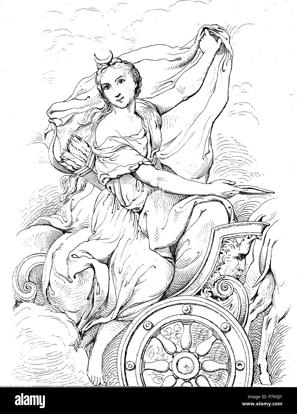 Diana était la déesse de la chasse, de la lune, et la nature dans la ...