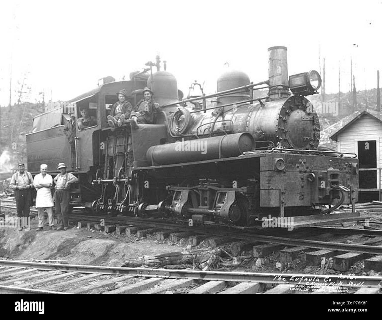 Shay locomotive for logging Banque de photographies et d’images à haute ...