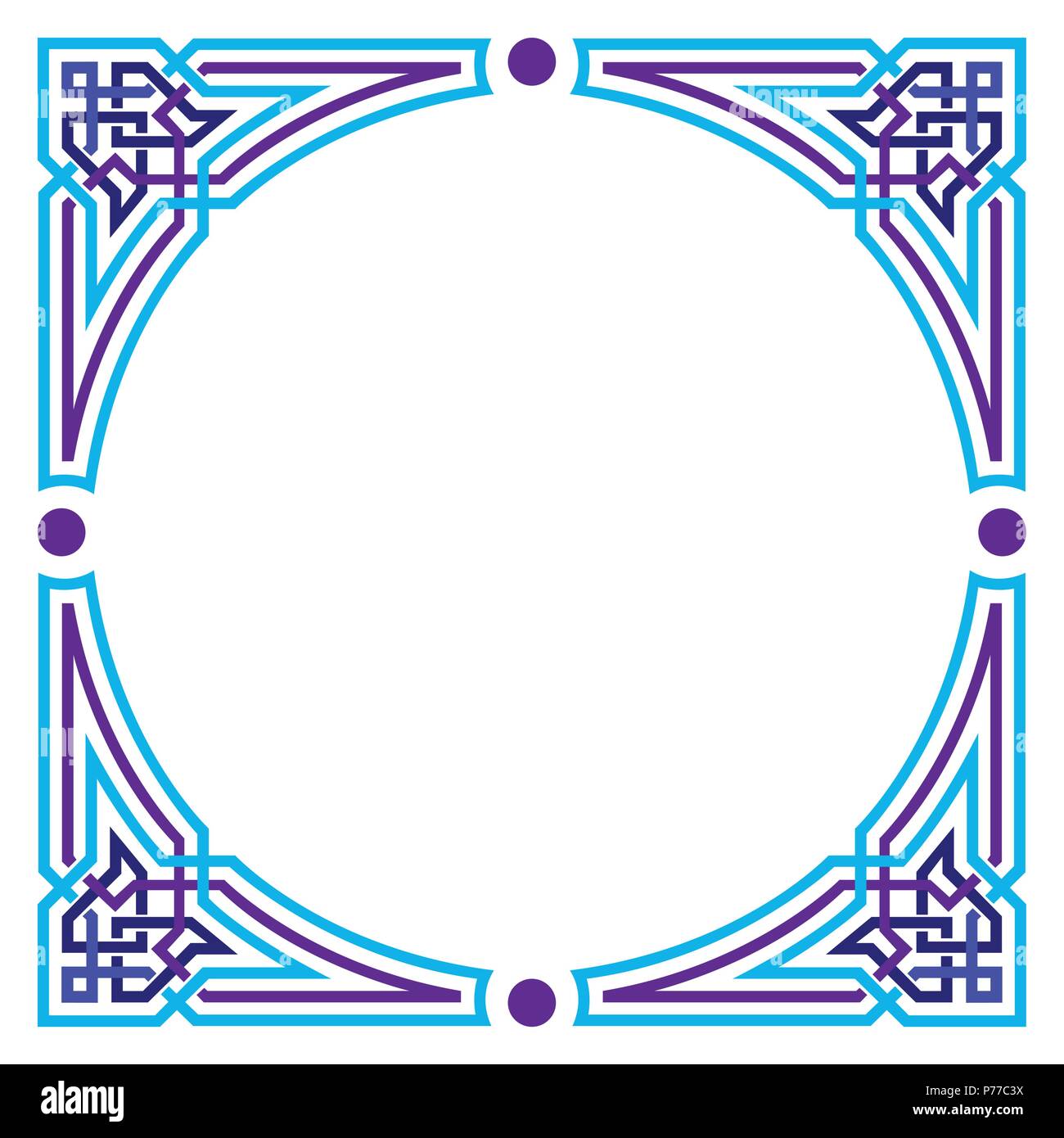 Islamic Arabesque Art Vectors Banque d'image et photos - Alamy