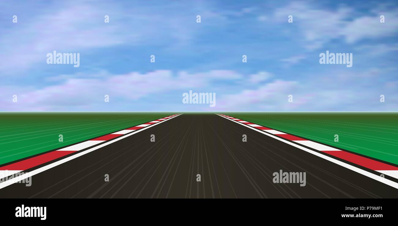 Race Track, route autoroute. Vector illustration Image Vectorielle ...