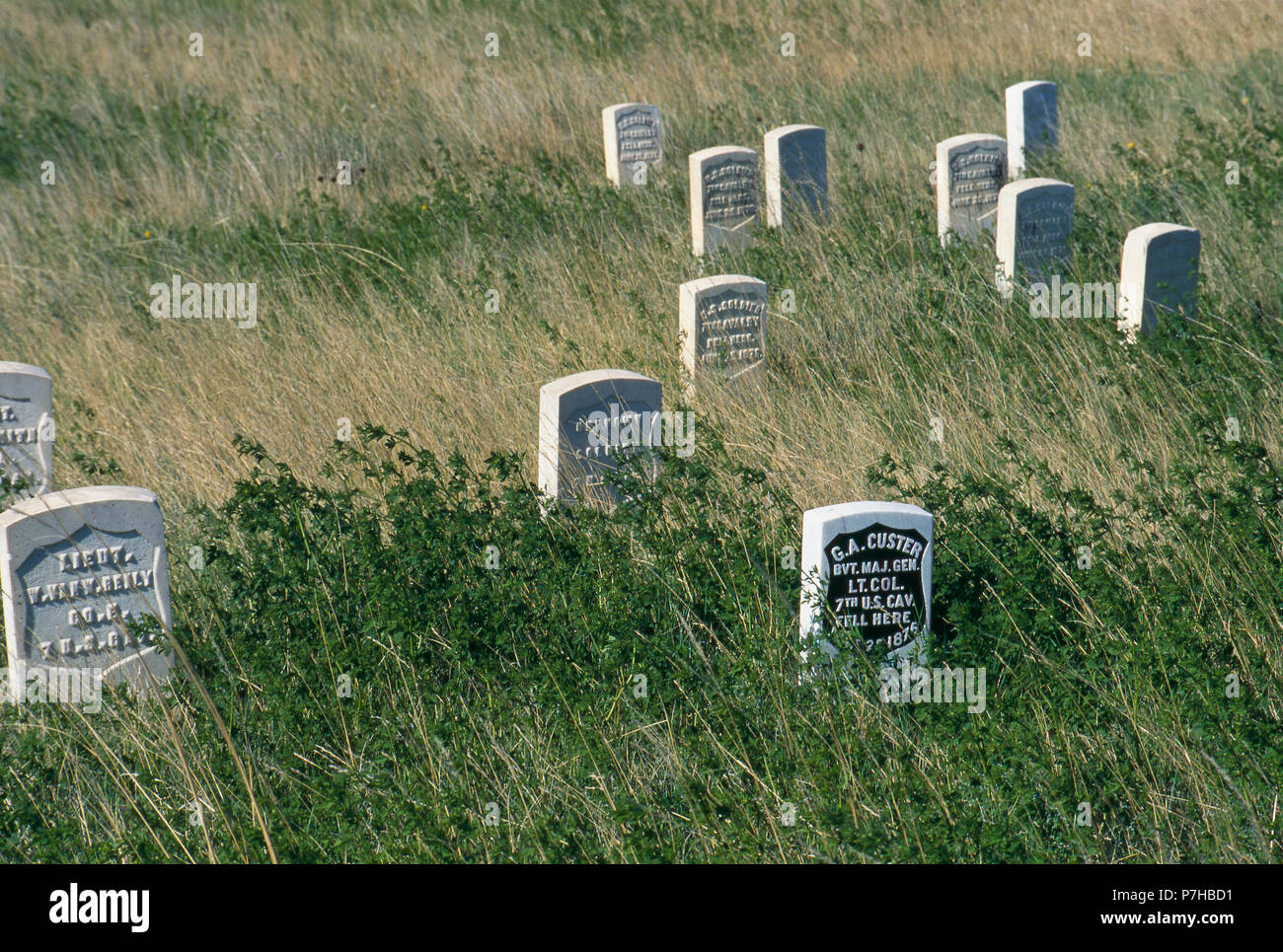 Grave general george armstrong custer Banque de photographies et d ...