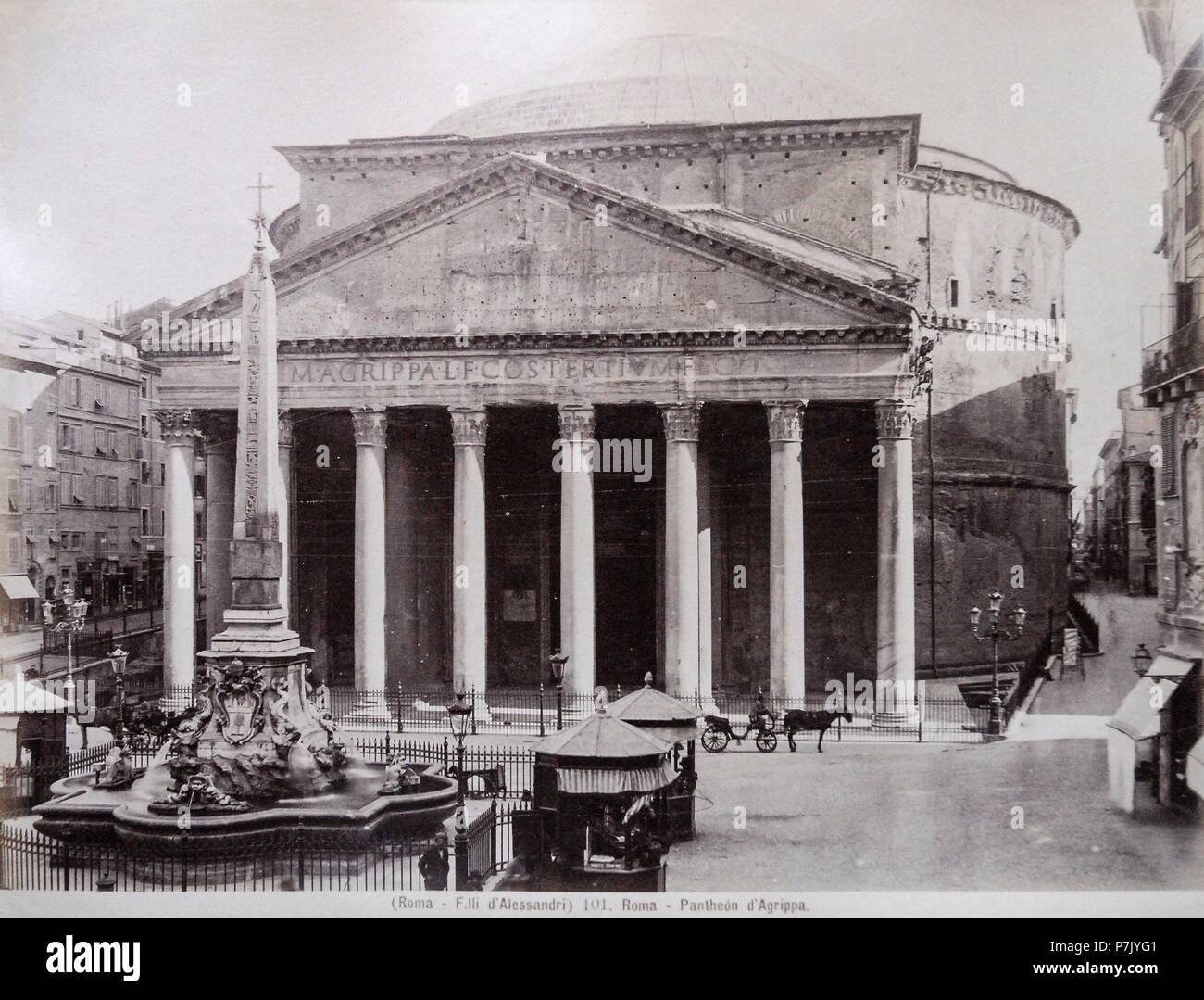 Pronaos panthéon rome Banque de photographies et d’images à haute ...