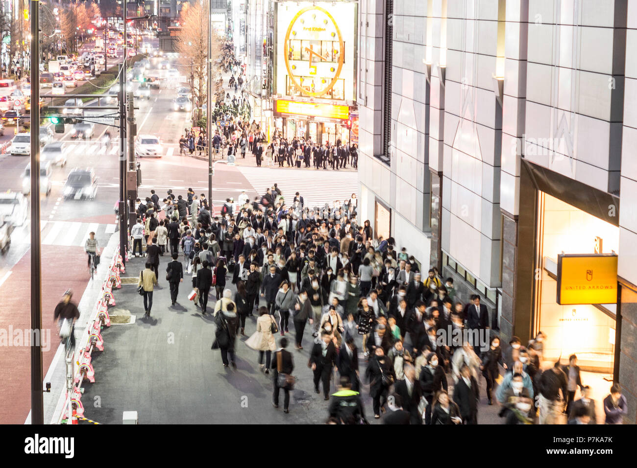 Heure de pointe au japon Banque de photographies et d’images à haute ...