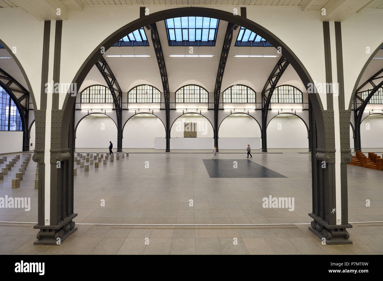 Allemagne, Berlin, Moabit district, Hamburger Bahnhof, ancienne gare du 19ème siècle, il est ...