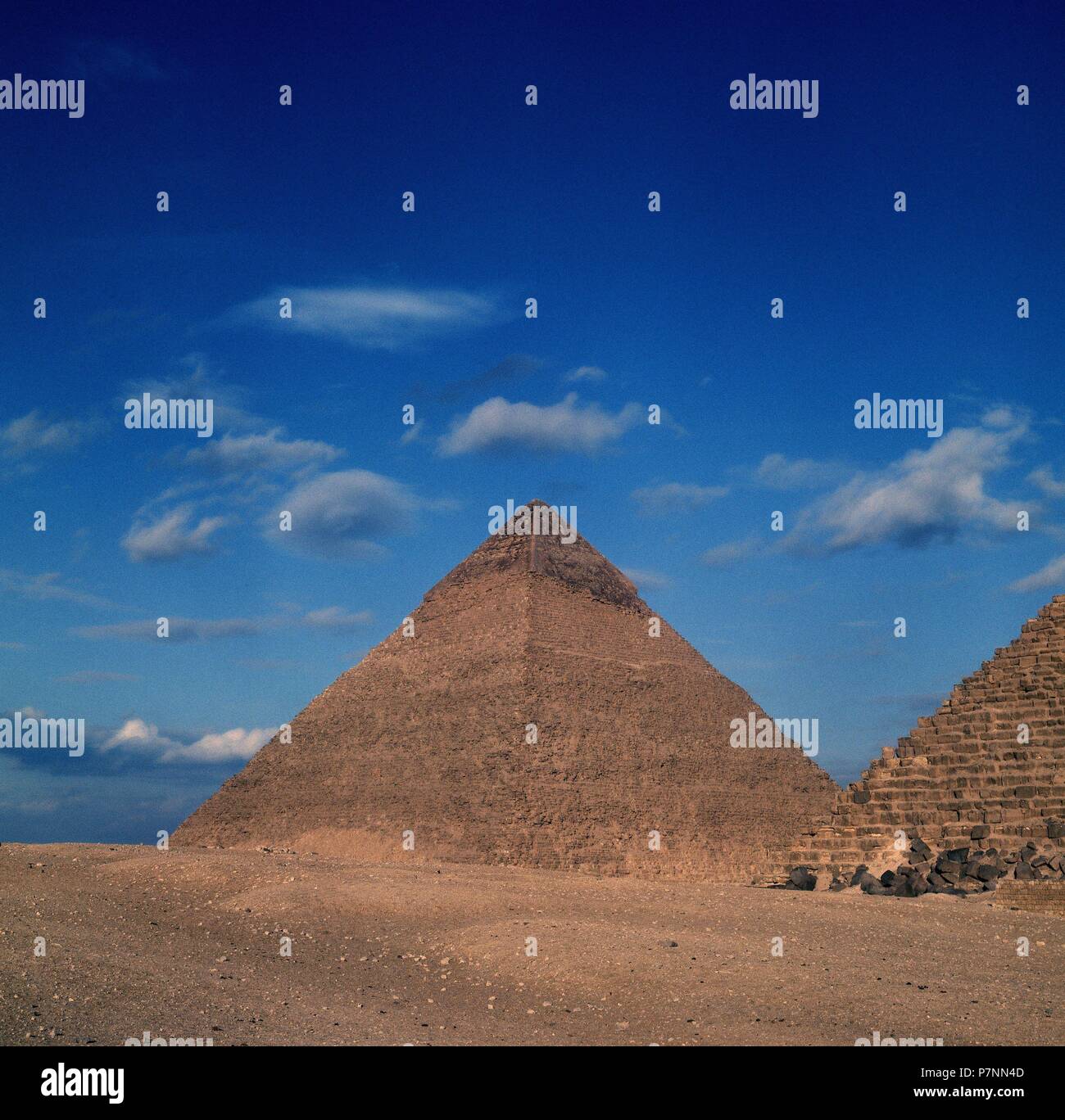 PIRAMIDE DE KEFREN - IV DINASTIA - HACIA EL 2550 AC. Emplacement ...