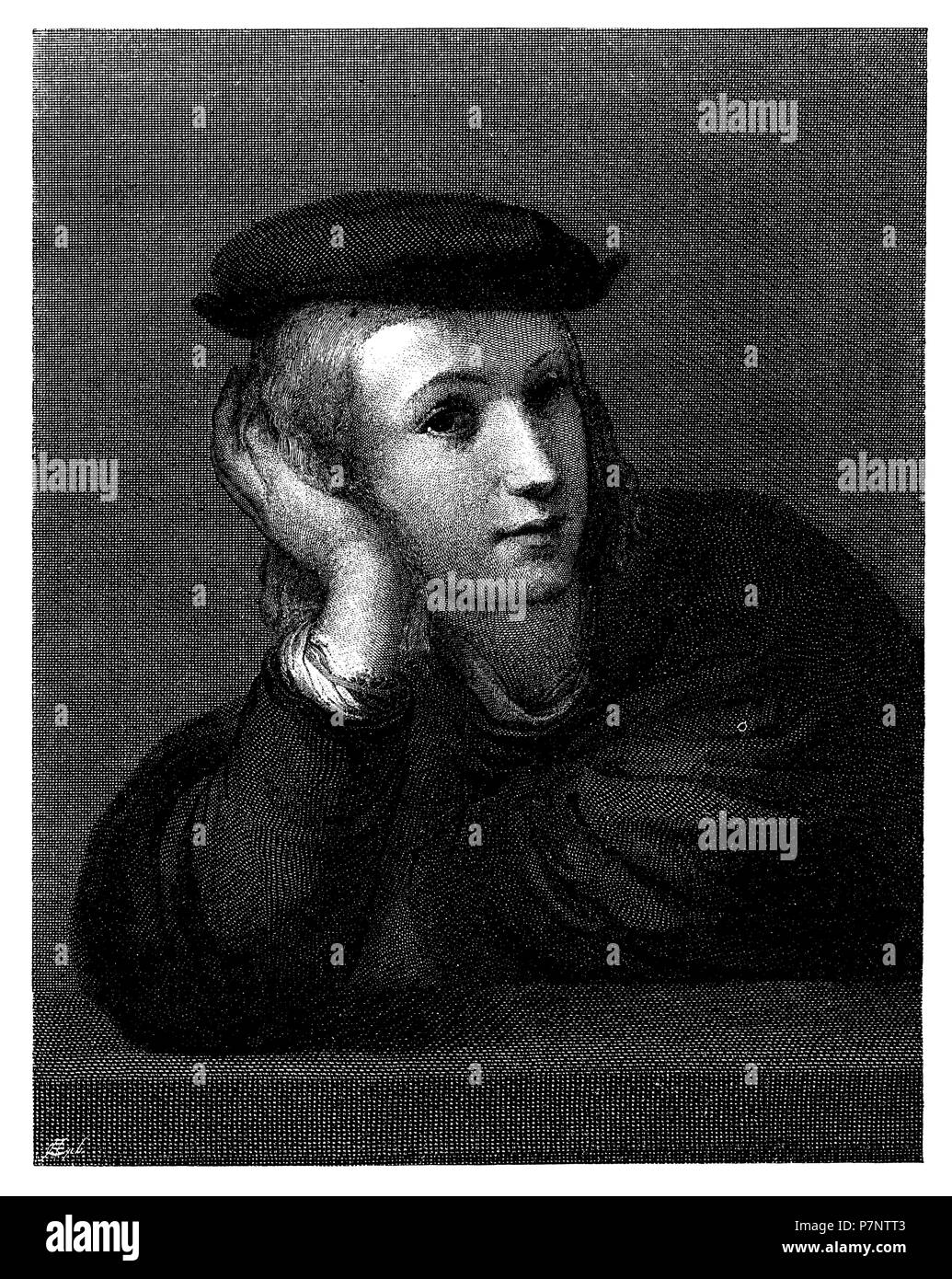 Raphael peintre de la renaissance Banque d'images noir et blanc - Alamy