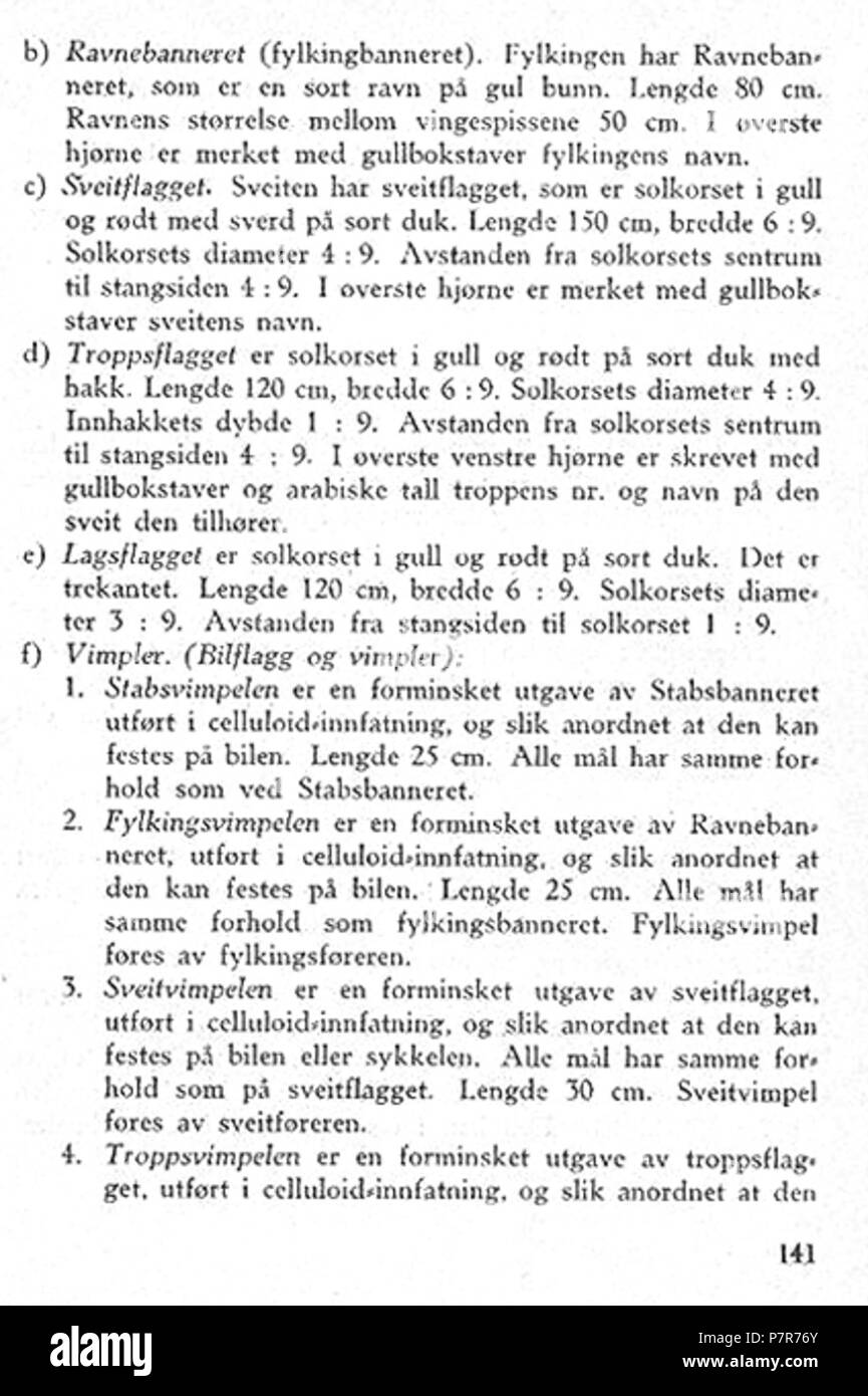 Norsk bokmål (Nasjonal Samling NS : Aarbok Ravnebanneret 1944 (S141 ...