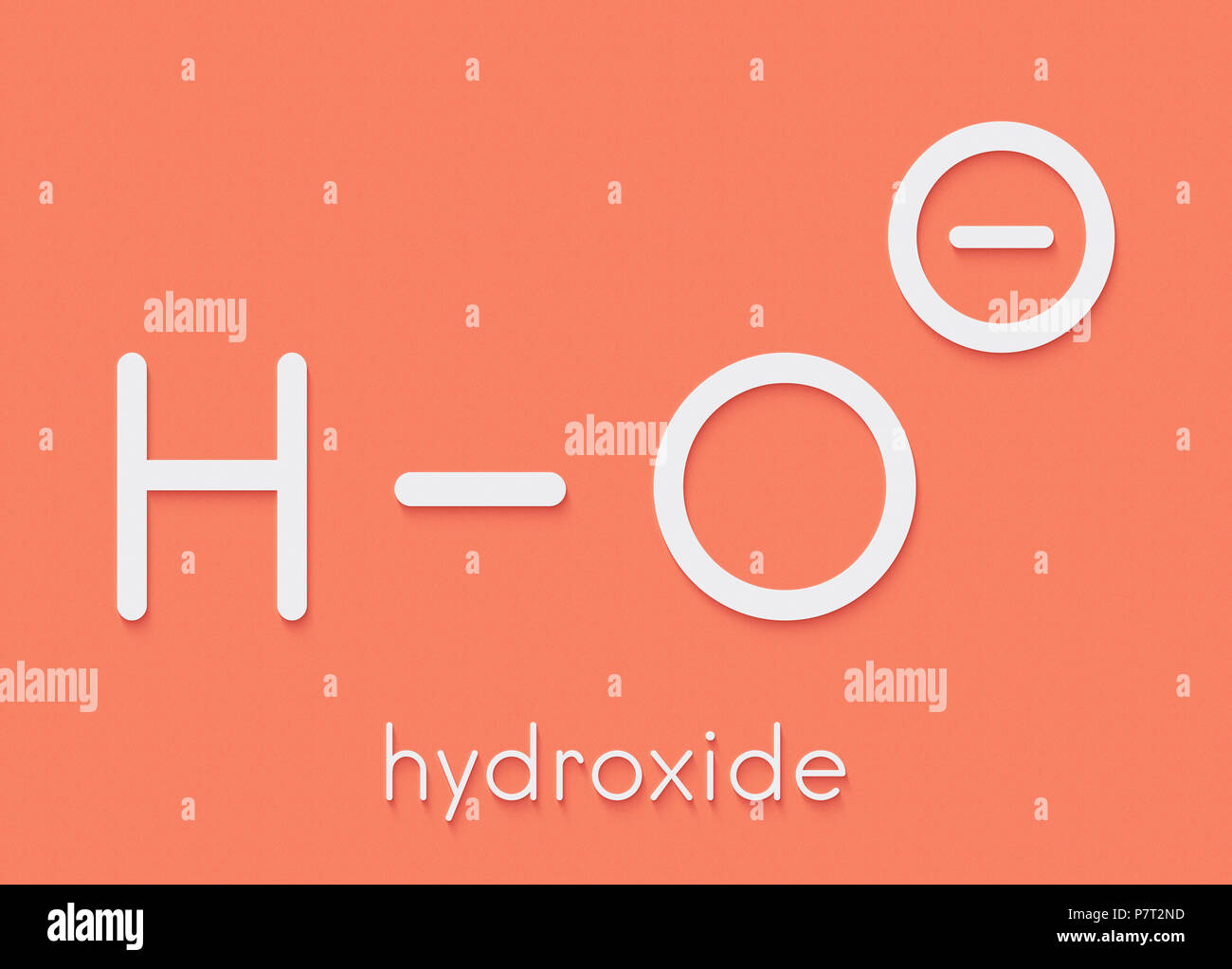 Hydroxyde Formule Chimique Banque d'image et photos - Alamy