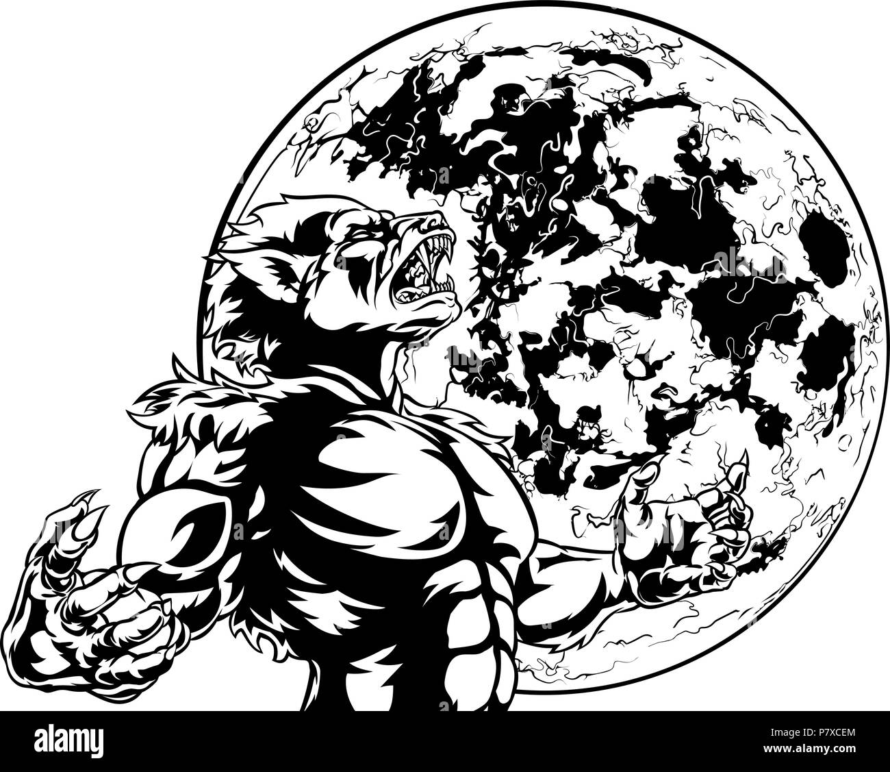 Monstre effrayant Banque de photographies et d’images à haute ...