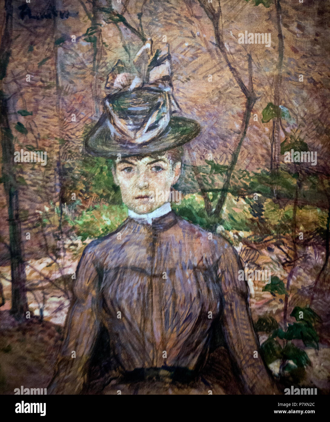 Henri de Toulouse-Lautrec - Portrait de Suzanne Valadon (1885 Photo ...