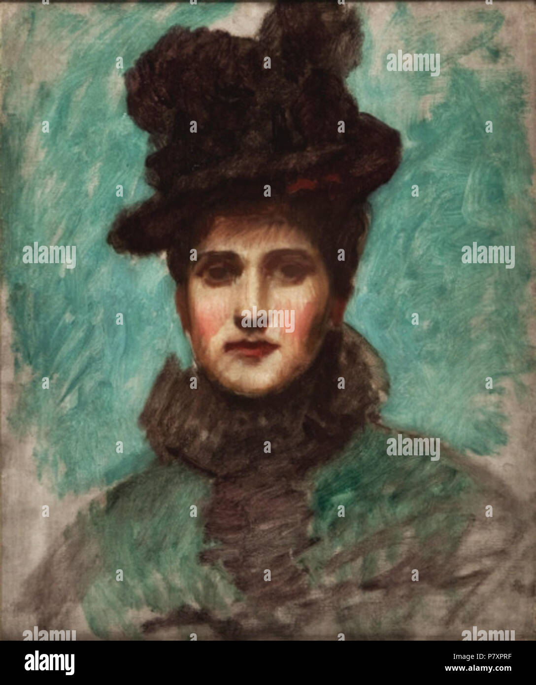 Portrait of a 1880 lady Banque de photographies et d’images à haute ...