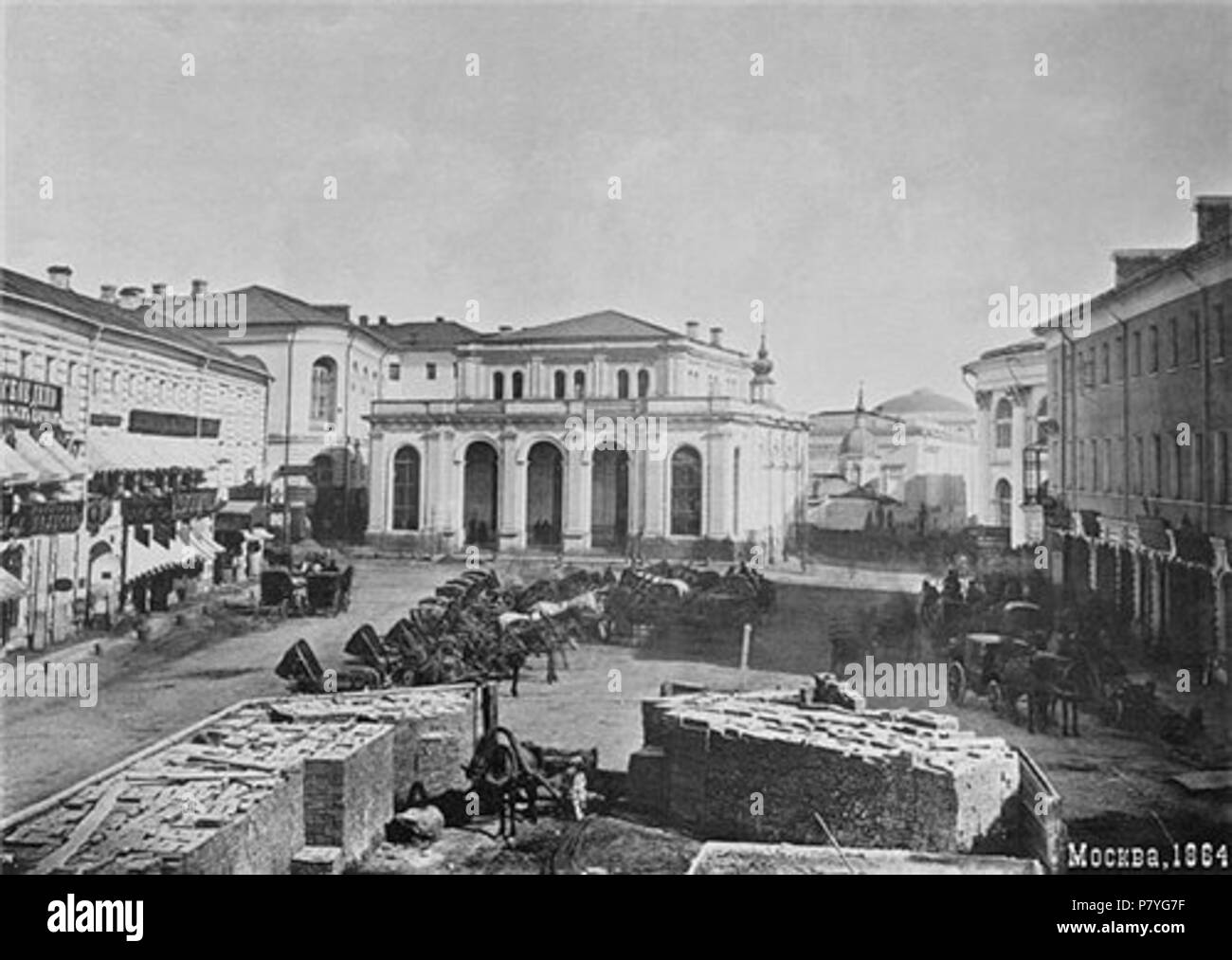 échange de moscou Banque d'images noir et blanc - Alamy