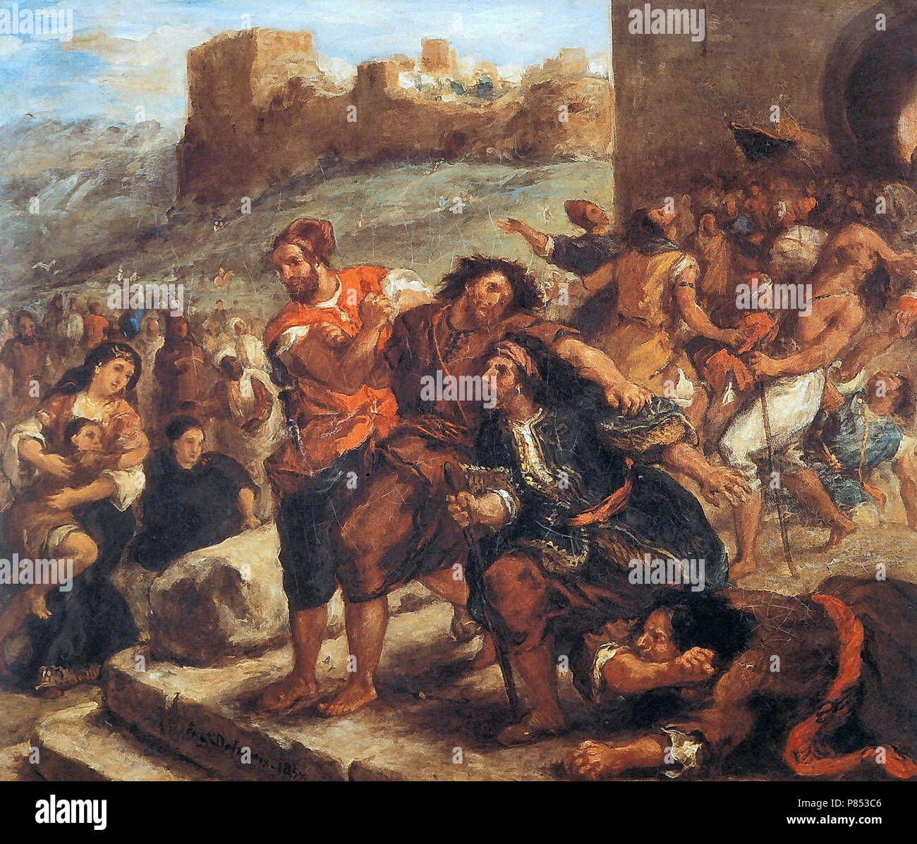 Eugène delacroix fanatiques de tanger Banque de photographies et d ...