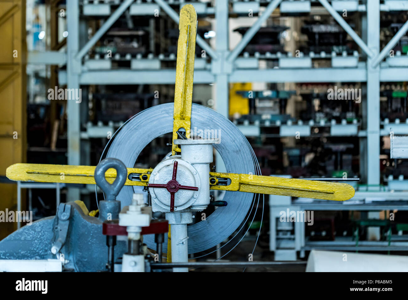 Usine de machines de voitures en acier Banque de photographies et d ...