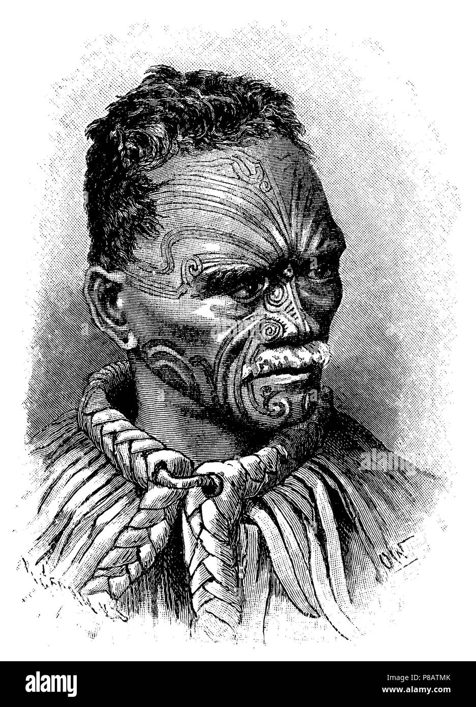 Maori chief historical Banque de photographies et d’images à haute ...