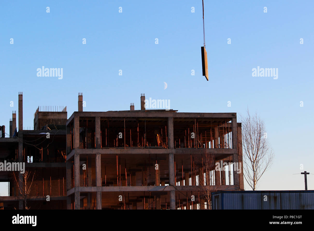 Coffrage de béton monolithique rack télescopique dans la construction d ...