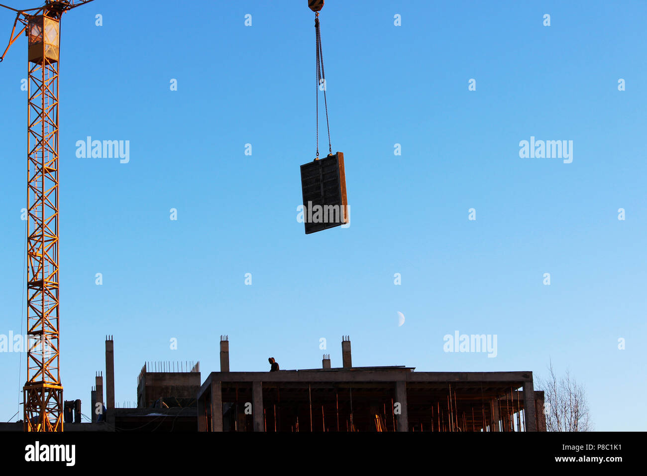 Coffrage de béton monolithique rack télescopique dans la construction d ...