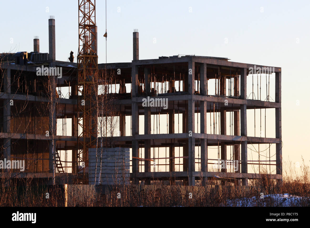 Coffrage de béton monolithique rack télescopique dans la construction d ...
