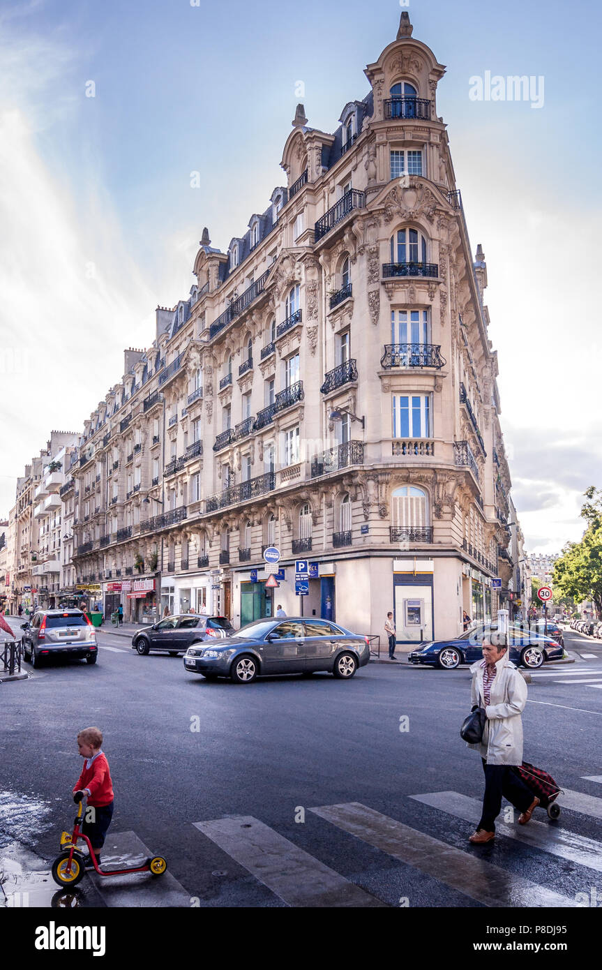 Belles rues parisiennes vue paris Banque de photographies et d’images à ...