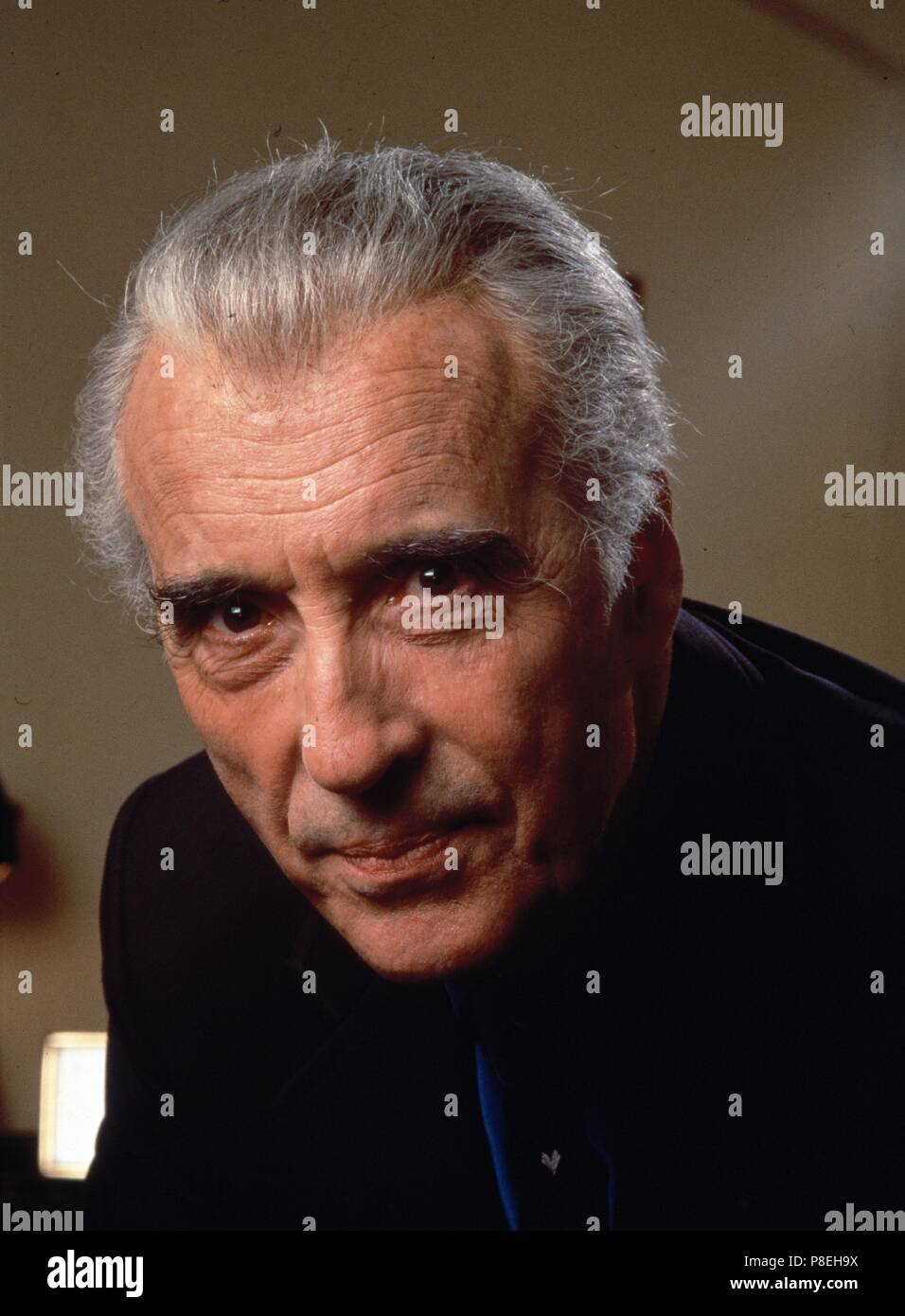 Christopher lee portrait Banque de photographies et d’images à haute ...