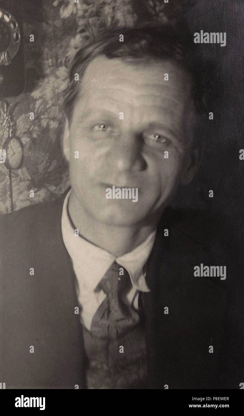 Portrait de l'auteur Andrei Platonov Platonovich (1899-1951). Musée ...
