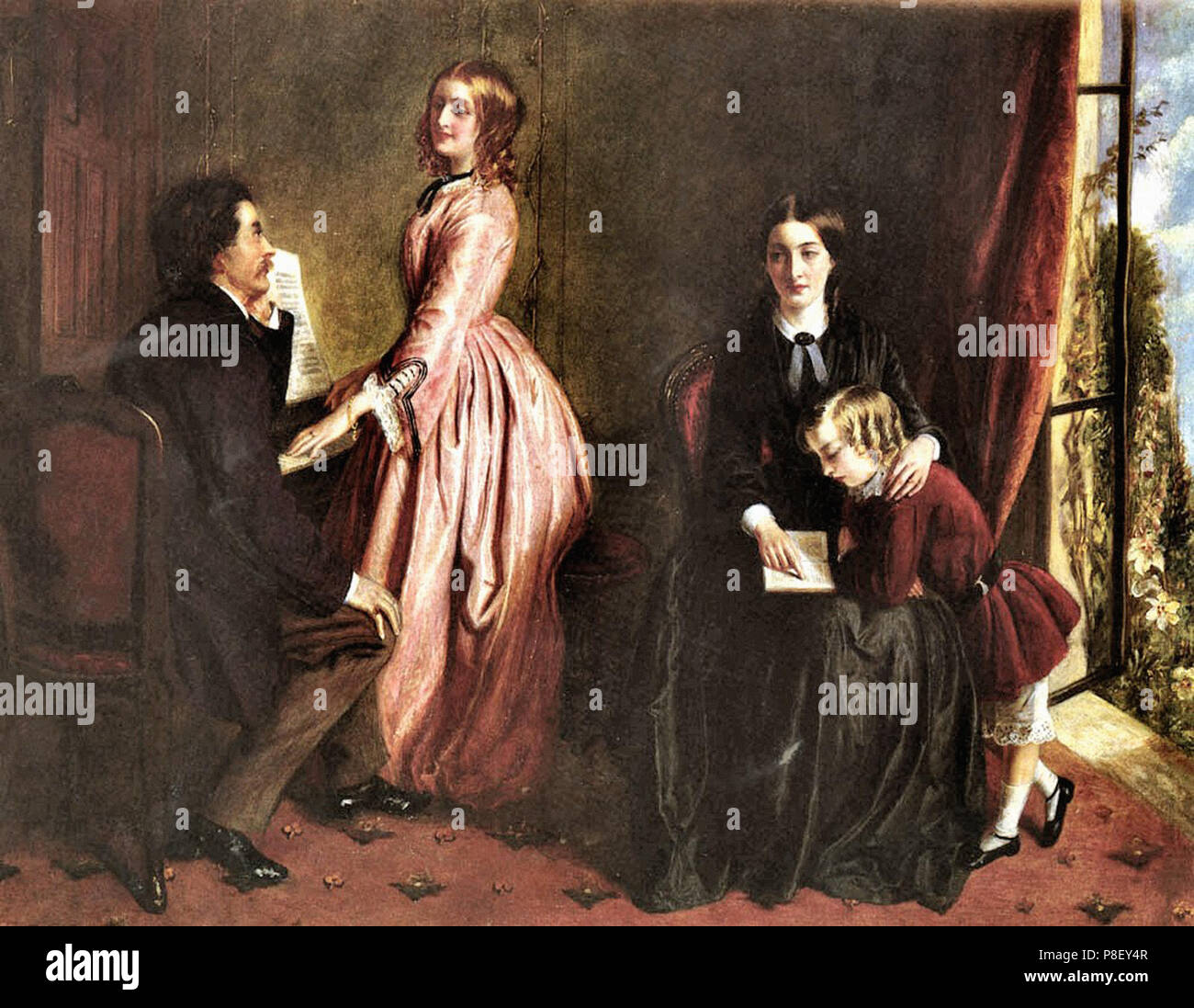 Governess 19th century Banque de photographies et d’images à haute ...