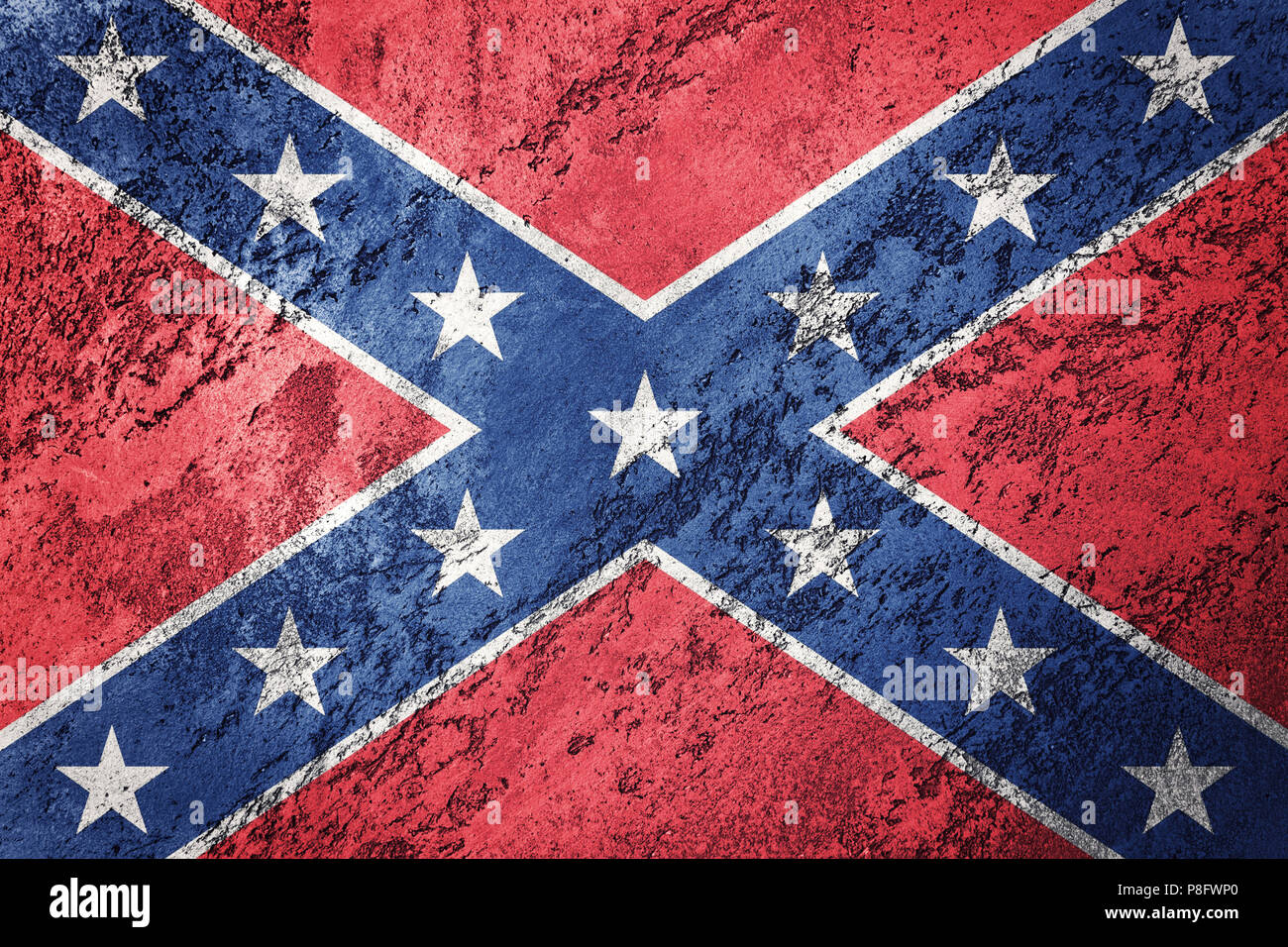Old confederate national flag Banque de photographies et d’images à ...