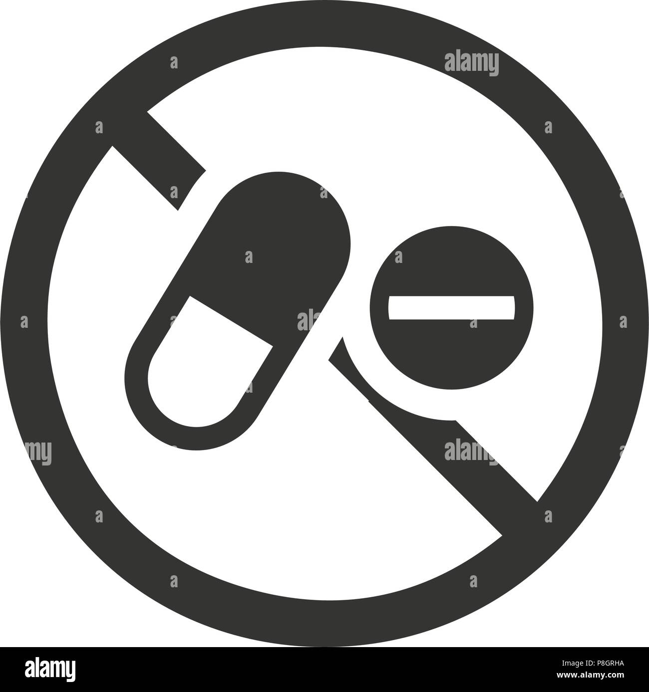 Drogues interdites Banque d'images vectorielles - Alamy