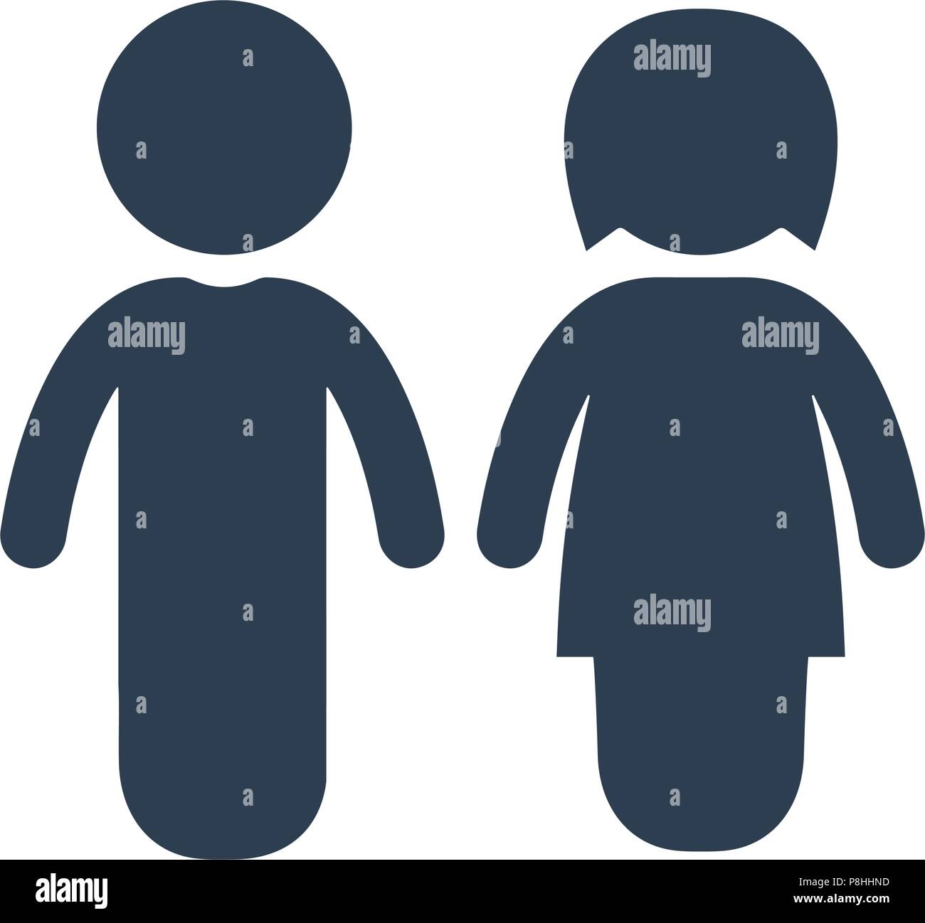 Icône des enfants Banque d'images vectorielles - Alamy