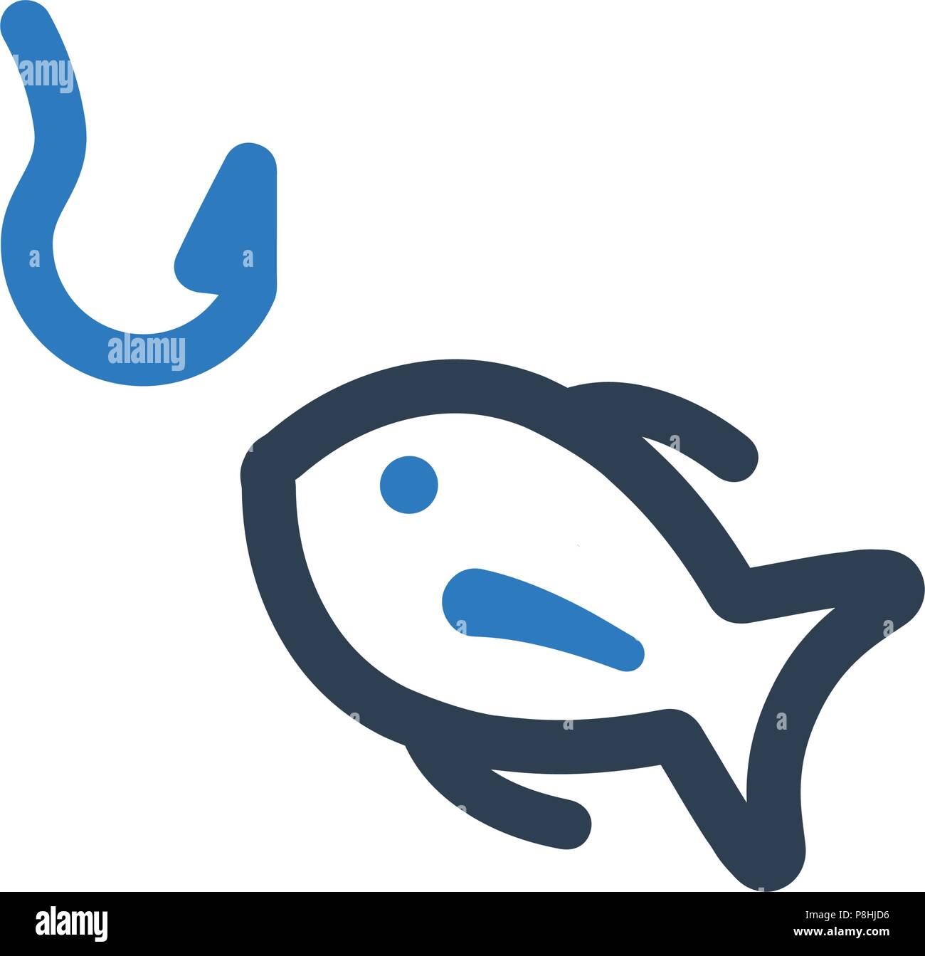 Picto peche Banque d'images vectorielles - Alamy