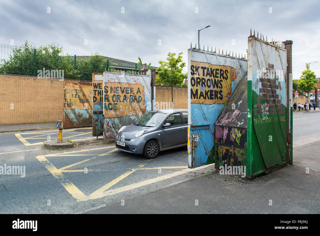 Poste de contrôle irlande du nord Banque de photographies et d’images à ...