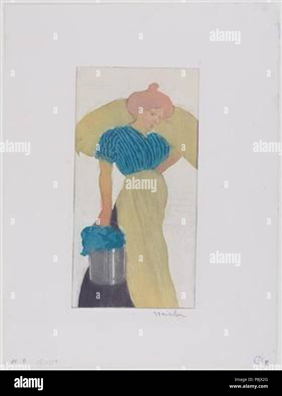 La blanchisseuse la blanchisseuse Banque de photographies et d’images à ...