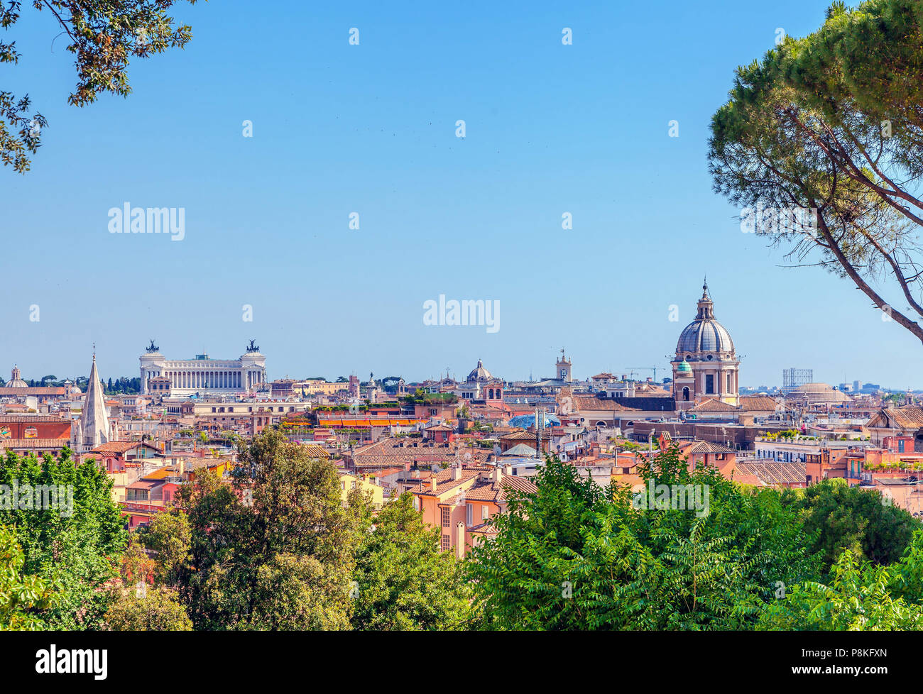 Panorama of rome Banque de photographies et d’images à haute résolution ...
