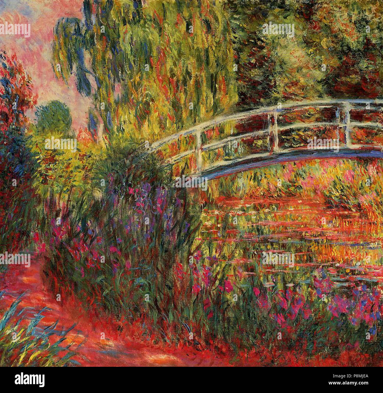 Monet the water lily pond 1900 Banque de photographies et d’images à ...