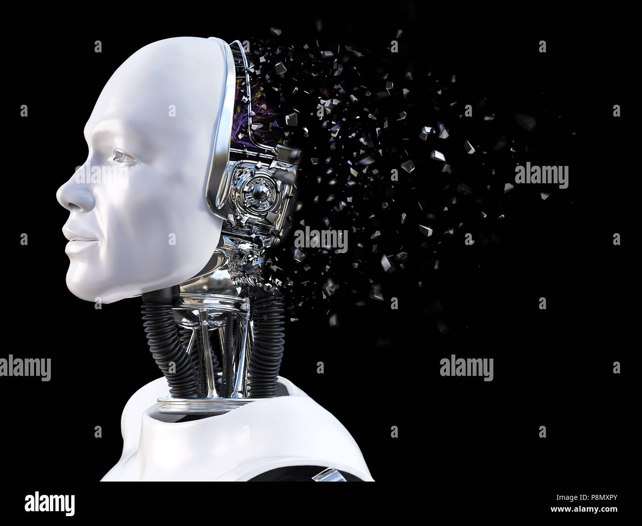 Tête De Robot Banque d'image et photos - Alamy