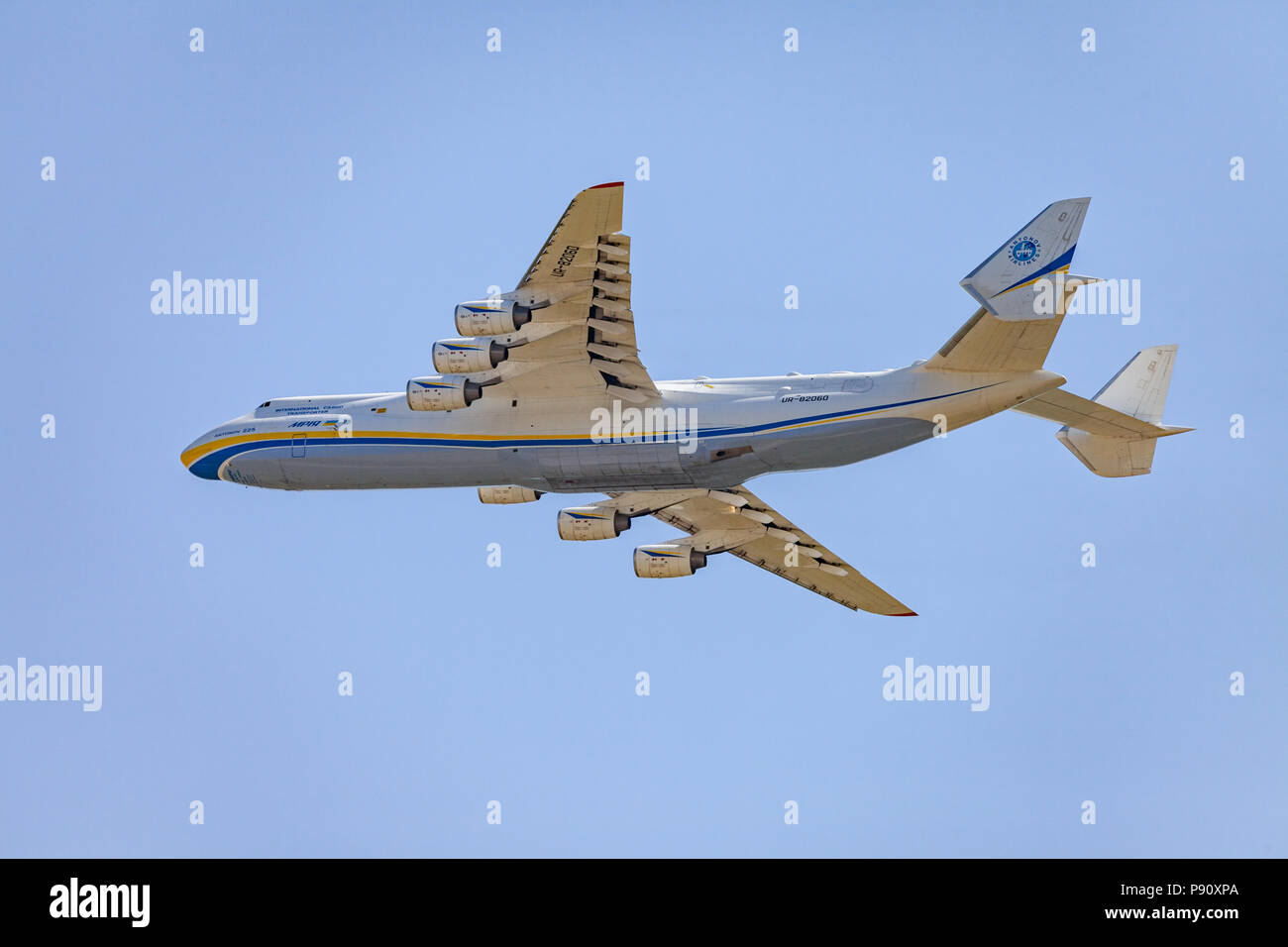 BERLIN / ALLEMAGNE - 29 AVRIL 2018 Transport : avion, Antonov 225 Mriya ...