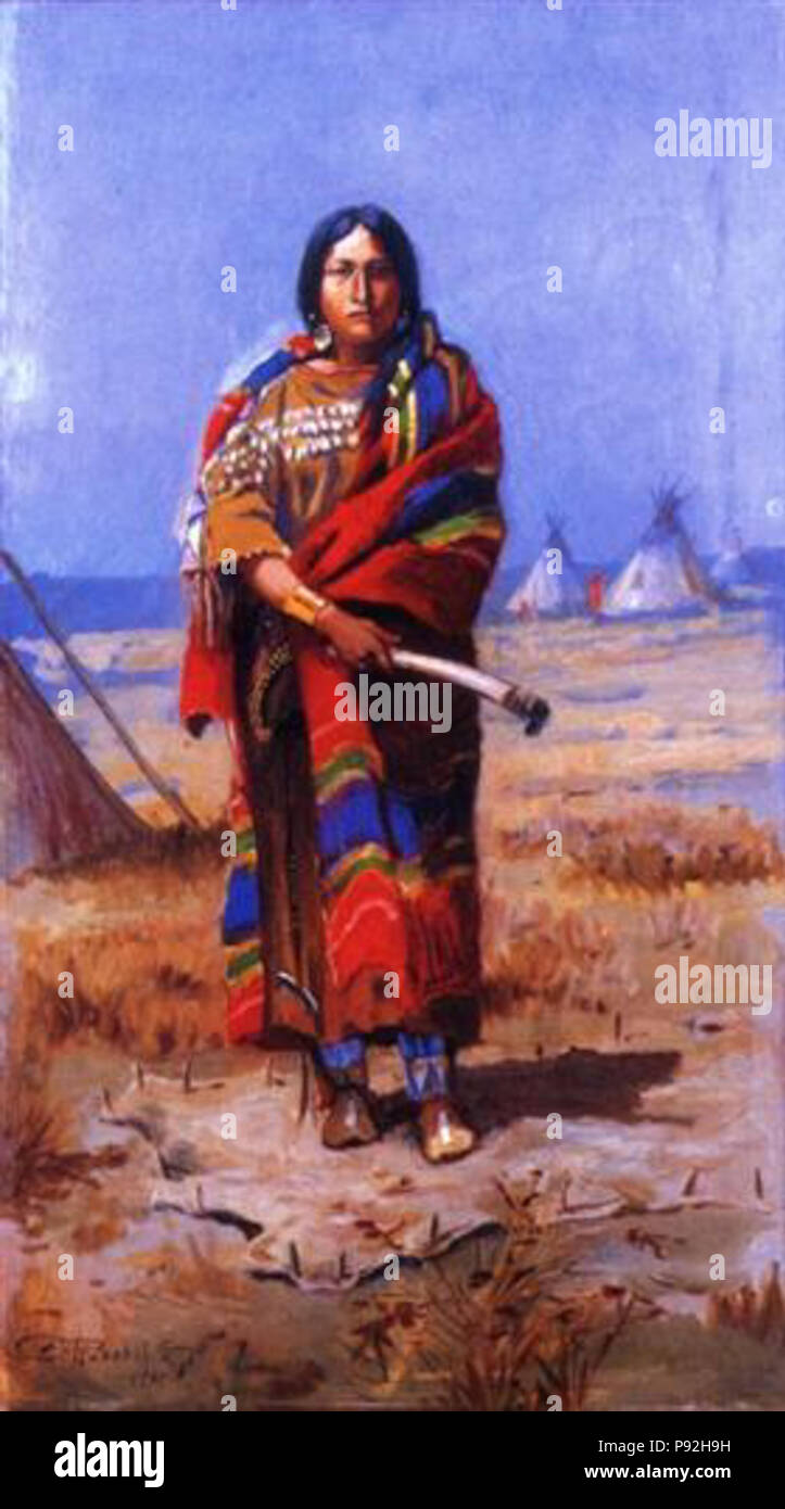 Indian squaw Banque de photographies et d’images à haute résolution - Alamy