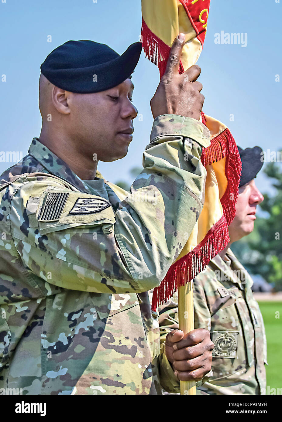 FORT CARSON, Colorado -Command Sgt. Le Major L. Kenyatta Mack, Chef ...